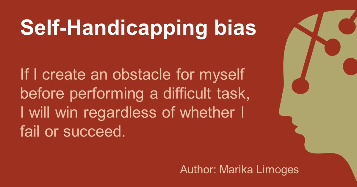 Self-handicapping bias | Shortcuts